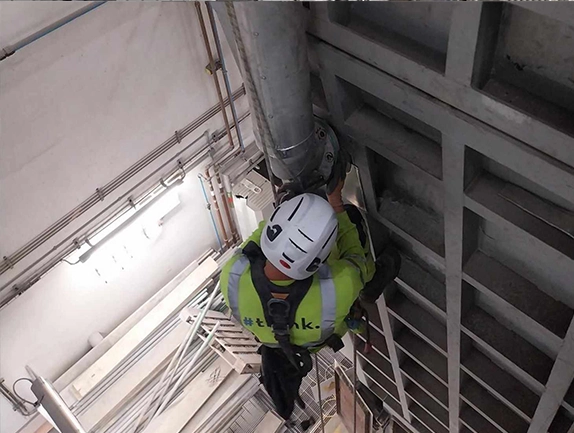 Rope Access Maintenance at Exeter EFW Plant | Think Access